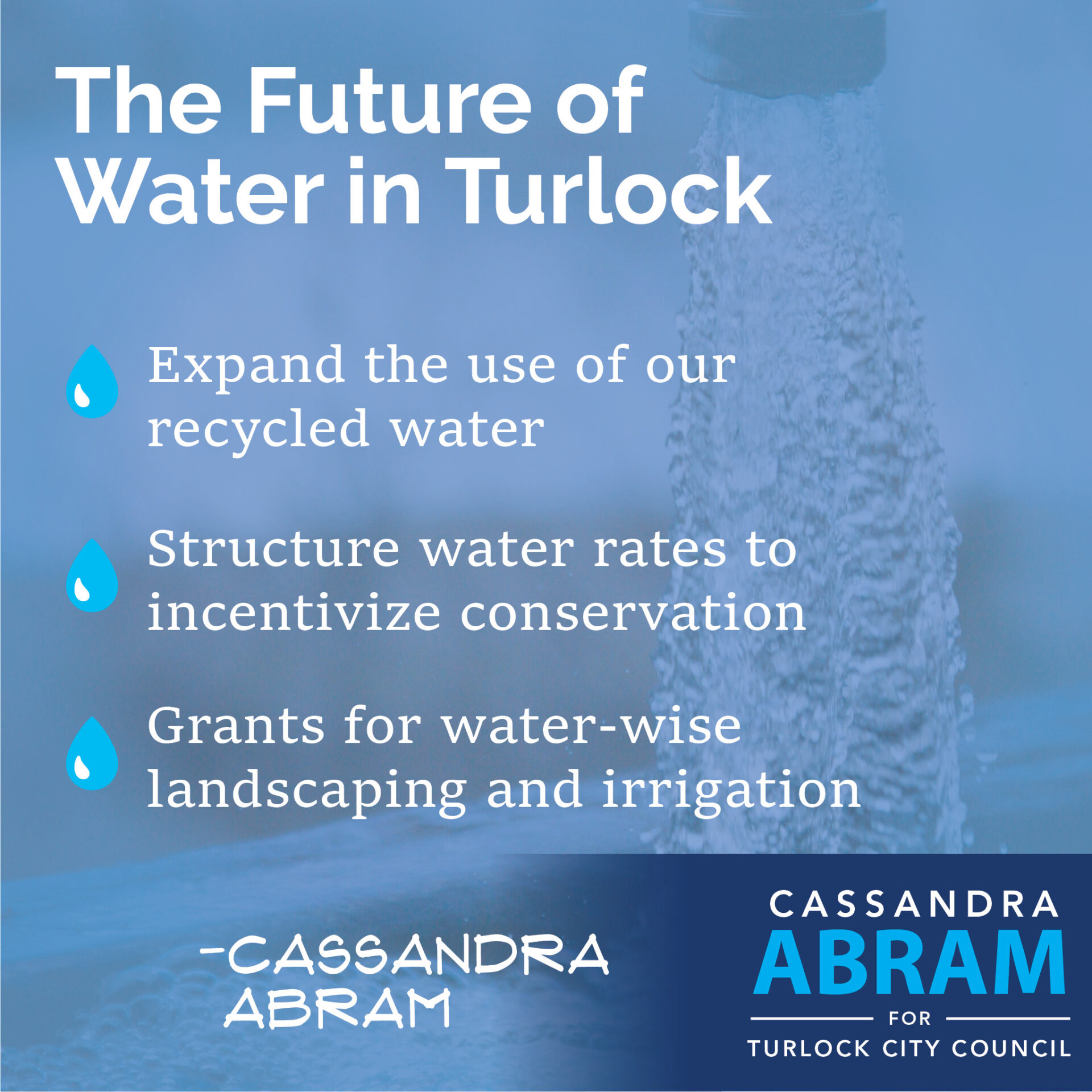Turlock Journal Candidate Series: Water • Cassandra Abram for Turlock ...